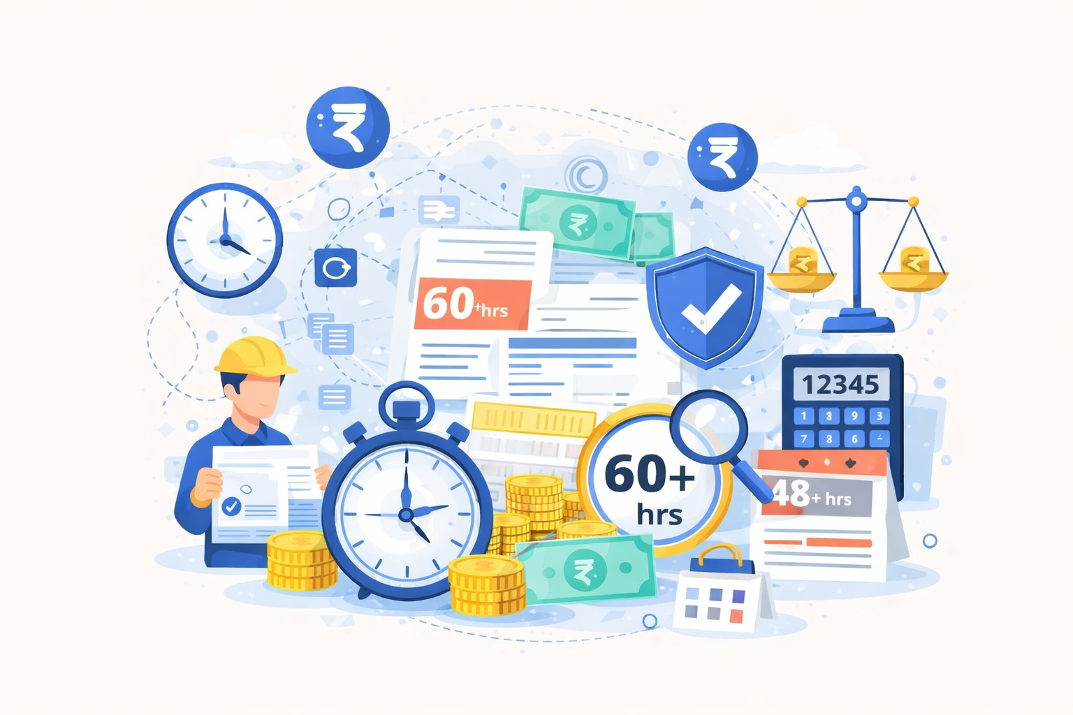How Overtime Is Calculated in India (2026 Guide) - WeekMate